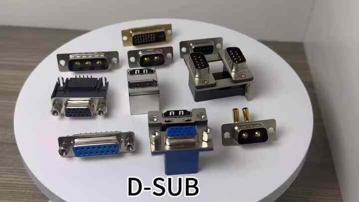 OEM High Power DB 9PIN D-Sub Connector Solder Type Straight Male VGA ...