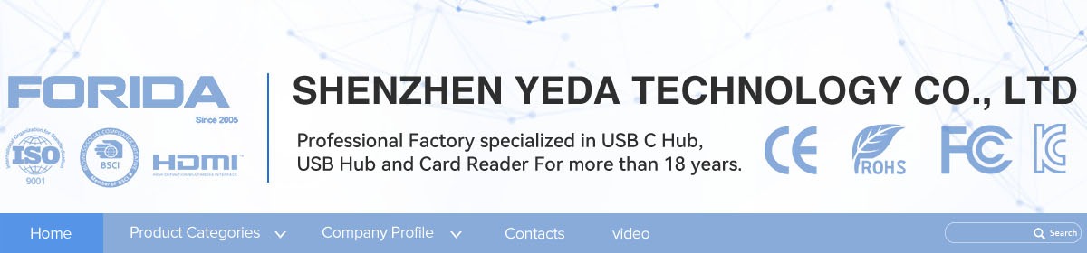 Shenzhen Yeda Technology Co., Ltd. - USB Hub, USB C Docking Station