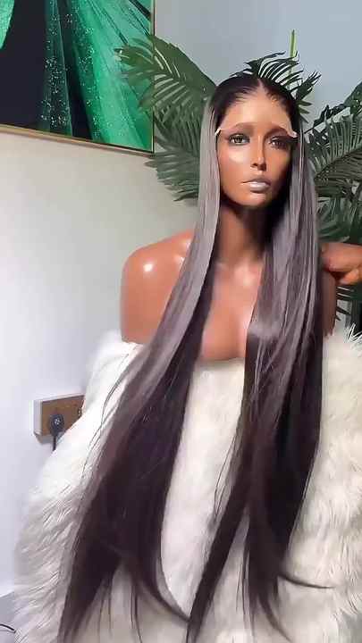 13x6 Ear to Ear Full Lace Frontal Wear Go Raw Human Hair Wig with Pre ...