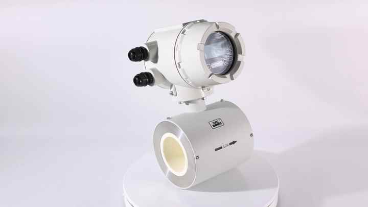 DN15-DN150 Ceramic Liner Electromagnetic Flow Meter Liquid Water Fluid ...