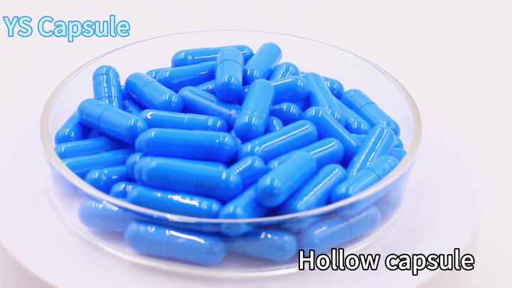 YS Capsules Empty Empty Blue Size 00 Pill Hard Capsules Empty Capsule ...