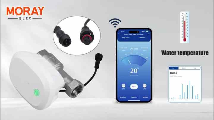 Moray ME220W Smart Water Valve - Control Flow & Temperature