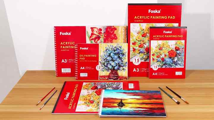 Foska B2B Stationery Dealer A3 A4 Size Glue Bound 15 Sheets 127 Lb ...