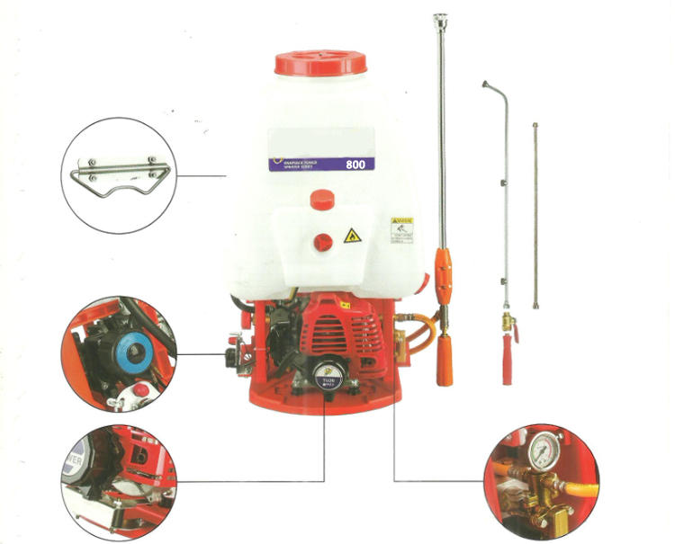 800 Large Capacity 25 Litre 2 Stroke Engine Agricultural Power Sprayer ...