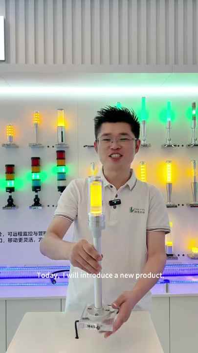 ONN-M4S-G LED Signal Tower Light Equipment Indicator Light With Buzzer ...