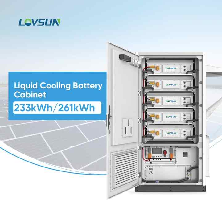 261kWh 233Kwh Liquid Cooling LiFePO4 Lithium Battery Storage System ...