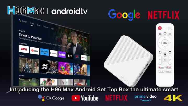 H96 MAX Amlogic IPTV STB 4K Streaming Ibo Media Player Smarter Internet ...