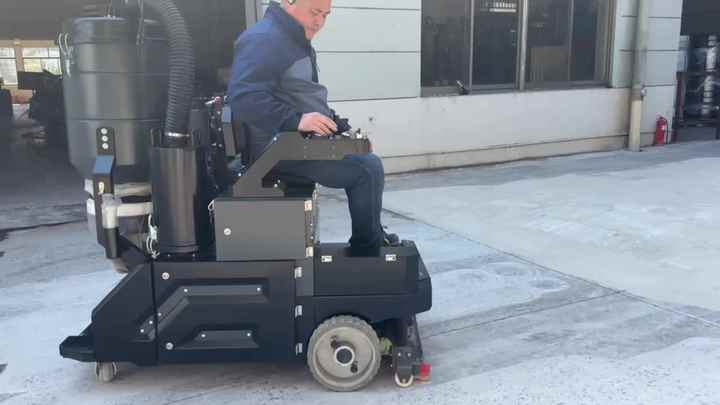 Ride-On Sweeper Road Dust Extractor Hepa+Cyclone Vacuum Cleaner Auto ...