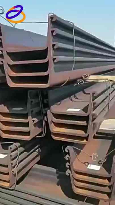 Cold formed U shaped Type Hot Rolled Steel Sheet Pile for Construction ...