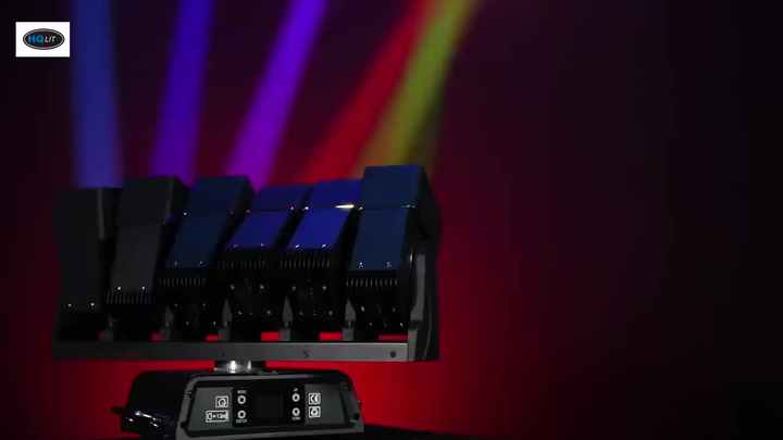 6x60W RGB 4in1 Infinity X Rotate Led Moving Head Beam Wash Bar Pixel ...