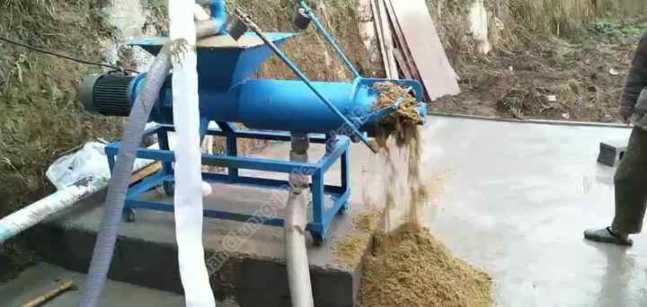 Slurry Duck Dehydration Screen Manure Separator Poultry Dung Dewatering ...