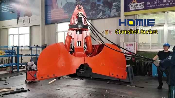 HOMIE Clamshell Grab Bucket - Efficient Environmental Dredging