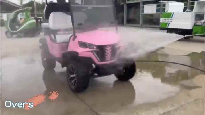 4 Seats Best Design 150A Lithium Battery Mini Club Car 4X4 Electric ...