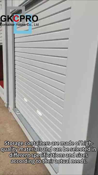 20ft Rolling Shutter Storage Container - Portable, Stackable, and ...