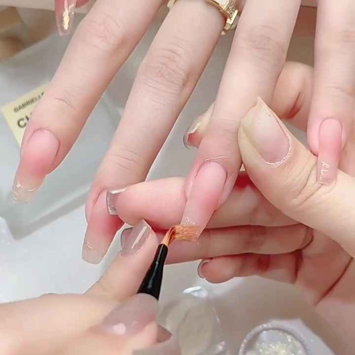 SH Luxury Nail Art Aurora Mirror Glitter Powder 6 Colors Polarized ...