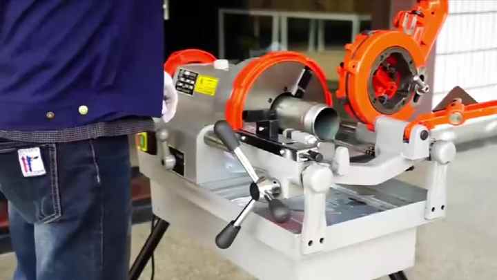 1/2 Inch to 4 Inch Pipe Threading Machine - 1 Year Warranty