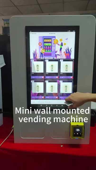 21.5 Inch Touch Wall Mounted Vending Machine Smart Self-Service Tobacco ...