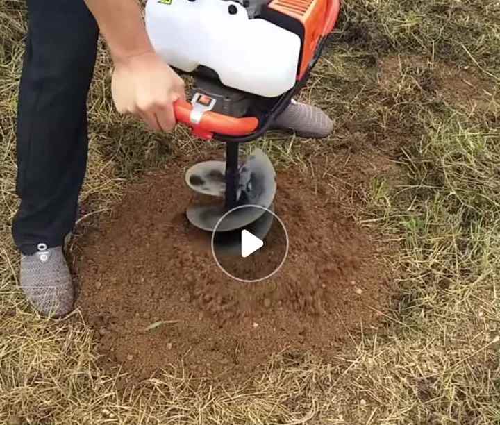 Manual Portable Hand Land Earth Auger Digging Machines Ground Hole ...