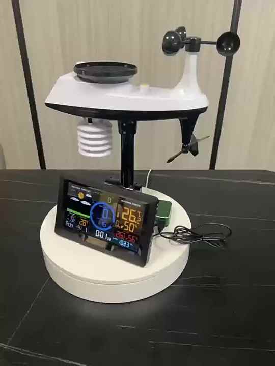 Wind Turbine Anemometer Wireless Multi-Function Weather Forecast Device ...
