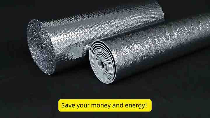 Heat Resistant Aluminum Bubble Isolation Roof Isolation of Air Bubble ...