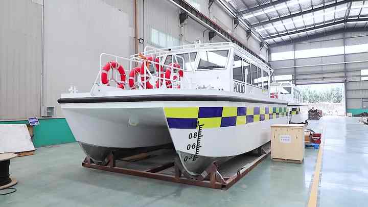 10m Aluminum Catamaran Patrol Boat Professional Work Boat with 30 Knots ...