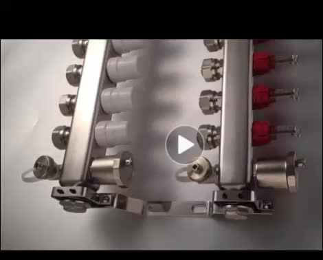 Modern Stainless Steel Manifold Underfloor Heating System 230v Water ...