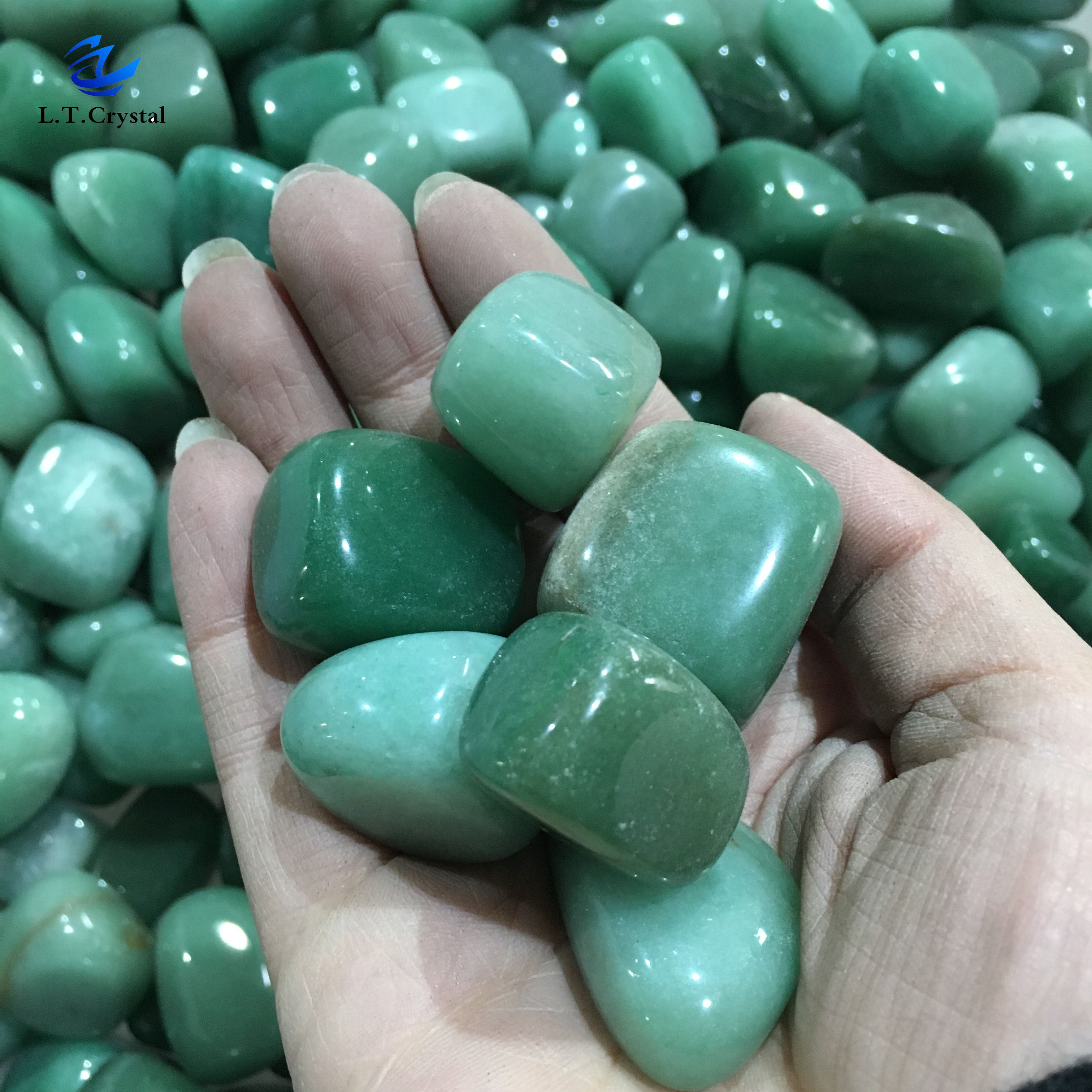 Venta al por mayor piedras de jade verde-Compre online los mejores ...