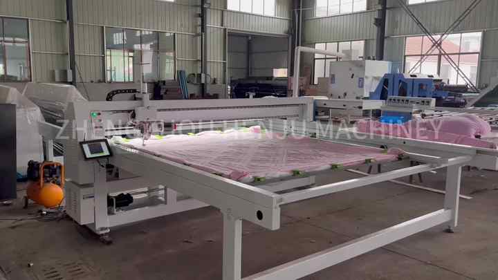Computerized Single Head Quilt Industrial Sewing Machine for Mattress ...