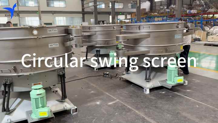 Circular Swing Sieve for Fruit Vegetable Screening Guava Pulp Grading ...