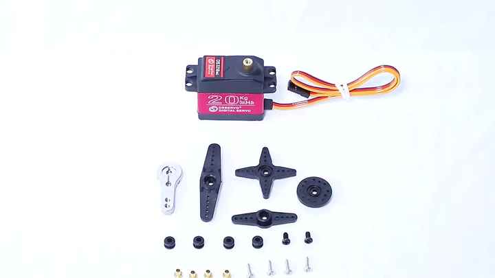 RDS3120MG 20KG Digital Servo Robot Motor Metal Gear with Long and Short ...