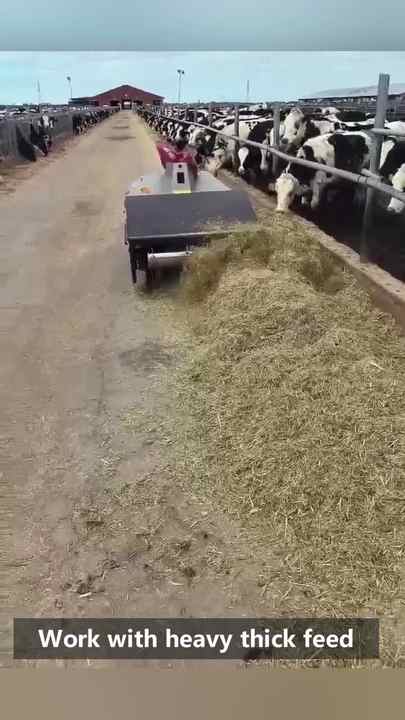 Heavy Duty Automatic Feed Pusher for Dairy Cow Barn Pushing Robot /feed ...
