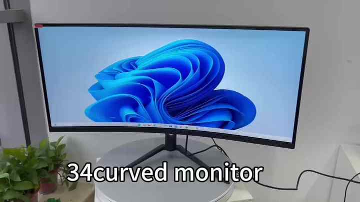 100hz PC Display - 34inch Curved Monitor with 4K Ultra Wide Screen