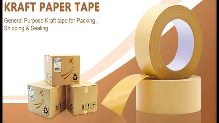 Fiberglass Reinforced Gummed Kraft Paper Tape for Carton Sealing