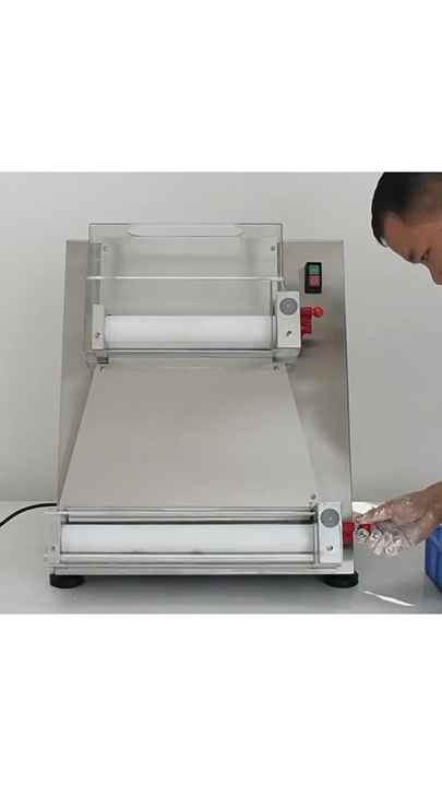 Pizza Molder Former Pizza Dough Press Machine Roller Sheeter Small Semi ...