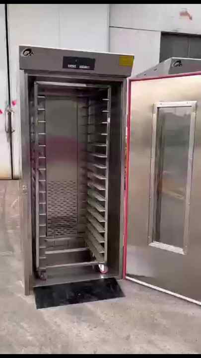 Industrial 16 Tray Croissant Proofer Machine Automatic Dough Rising ...