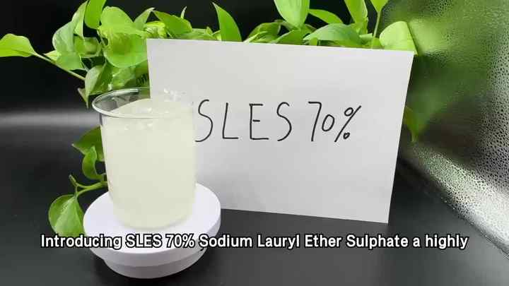 SLES 70% Sodium Lauryl Ether Sulphate Surfactant Detergent AES 70 SLES ...