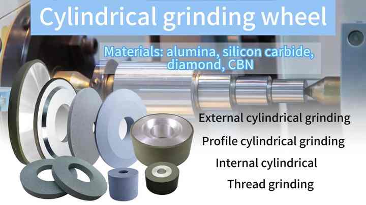 Carbide Roll Grinding Wheel Resin Bond Diamond CBN External Cylindrical ...
