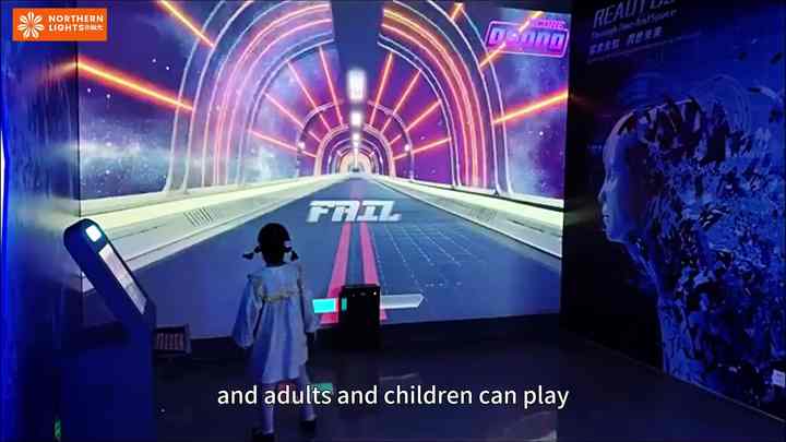 Dynamic Modeling Projection Games - Immersive Fun for Kids