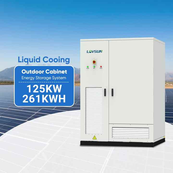 LiFePO4 Solar Farm All in One Liquid Cooling System Lithium Batteries ...