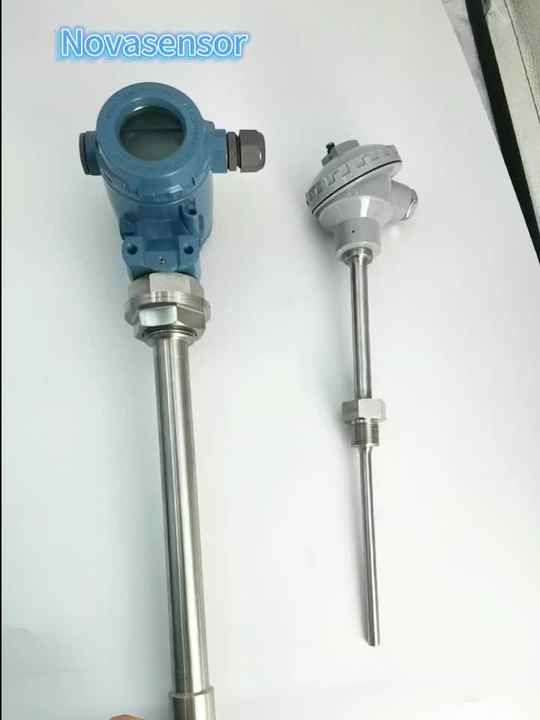 OEM 4~20ma Pt100 IP65 Liquid Gas Armored Temperature Transducer ...