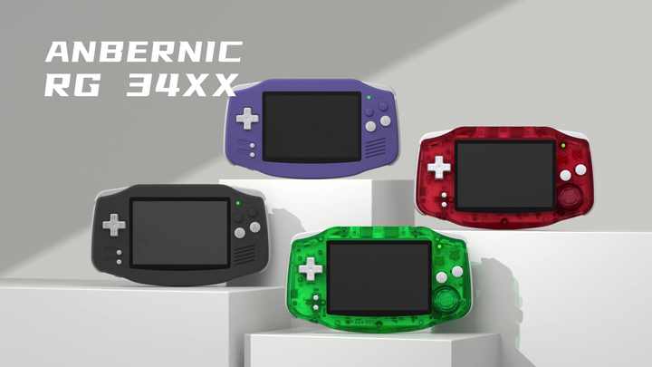 2025 RG34XX Mini Hand Held Game Consoles 3.4" IPS Screen 64 Bit Game ...