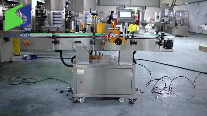 Factory Price Fully Automatic Fix Position Label Pasting Machine for ...