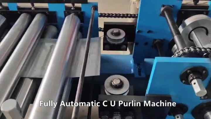C U Purlin Profile Machine Purlin Forming Making Machine Cu Steel Frame ...