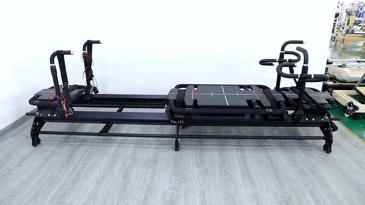 JUNYIRUN Luxury Aluminum Pilates Reformer Bed with Adjustable Features ...