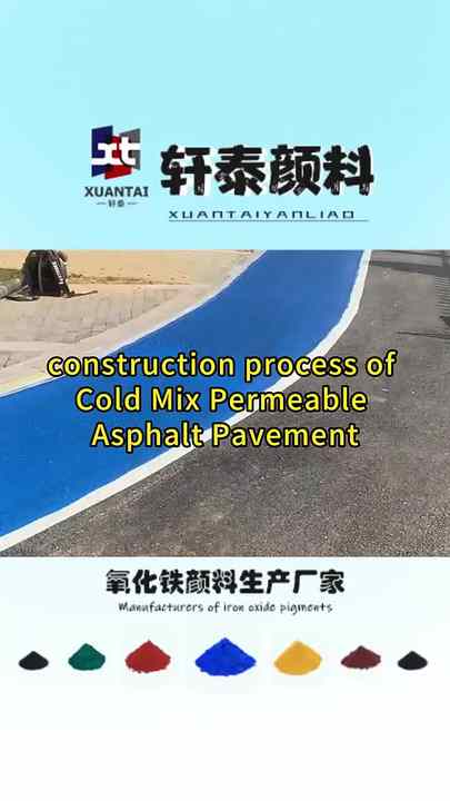 Color Road Paint Color Asphalt Wear-resistant Cold Mix Permeable ...