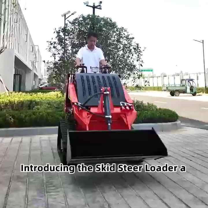 New KUUGAO Mini Skid Steer Loader Crawler Loader with Yanmar Engine ...