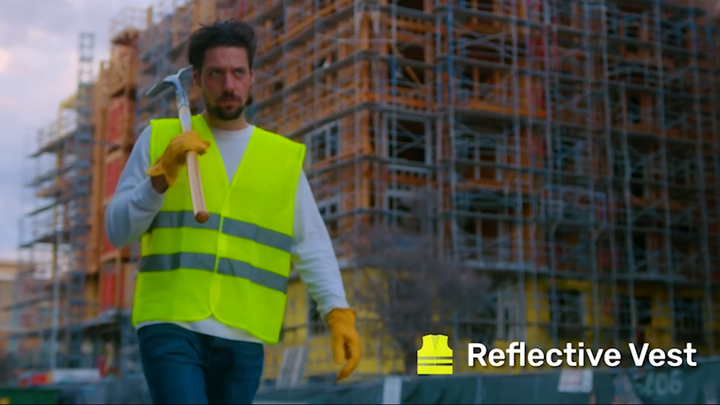 Night Hi Vis Class 2 Traffic Engineer Mesh High Visibility Workwear T ...