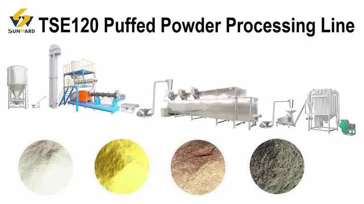 Stainless Steel Twin-screw Engine Extrusion Machine for Bakery Puffed ...