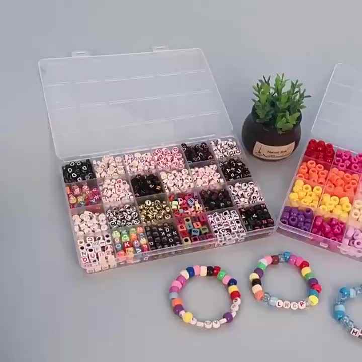 9x6mm Barrel Bead Set Large Hole Loose Beads for DIY Bracelet Handmade ...
