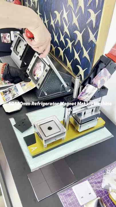 Hot Sale 50x50mm Button Maker Kit with Paper Cutter & 1000pcs Fridge ...